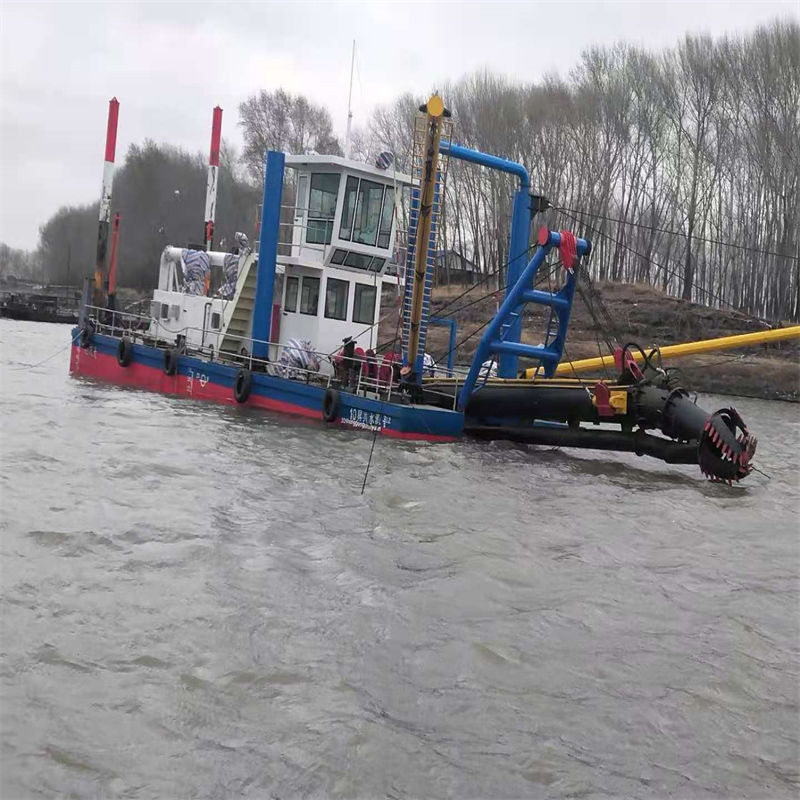 Solid Capacity 500cbm/h 16 Inch Sand Mud Dredging Vessel With Cummins ...