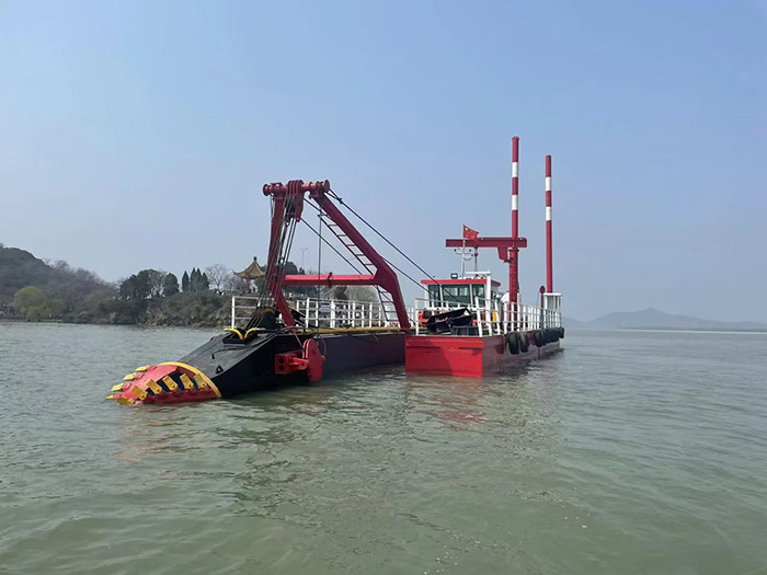 Custom Built Mud Csd Dredger Boat With A Red Color Tailored To Your ...